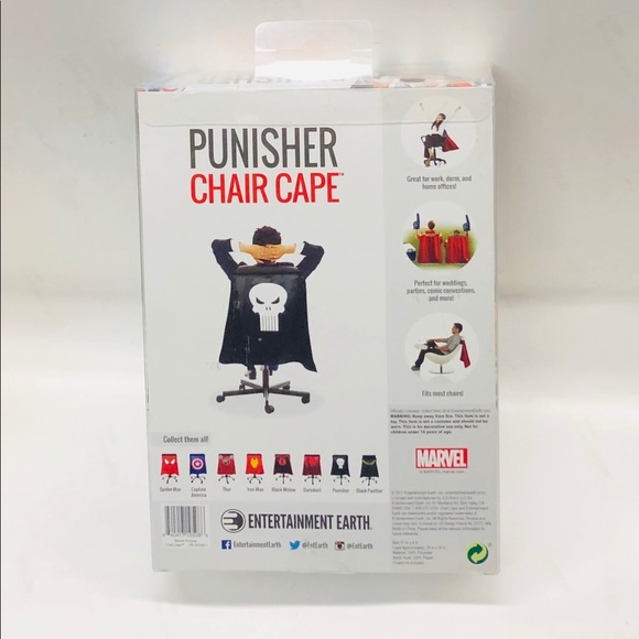 Marvel | Other | Punisher Chair Cape | Poshmark